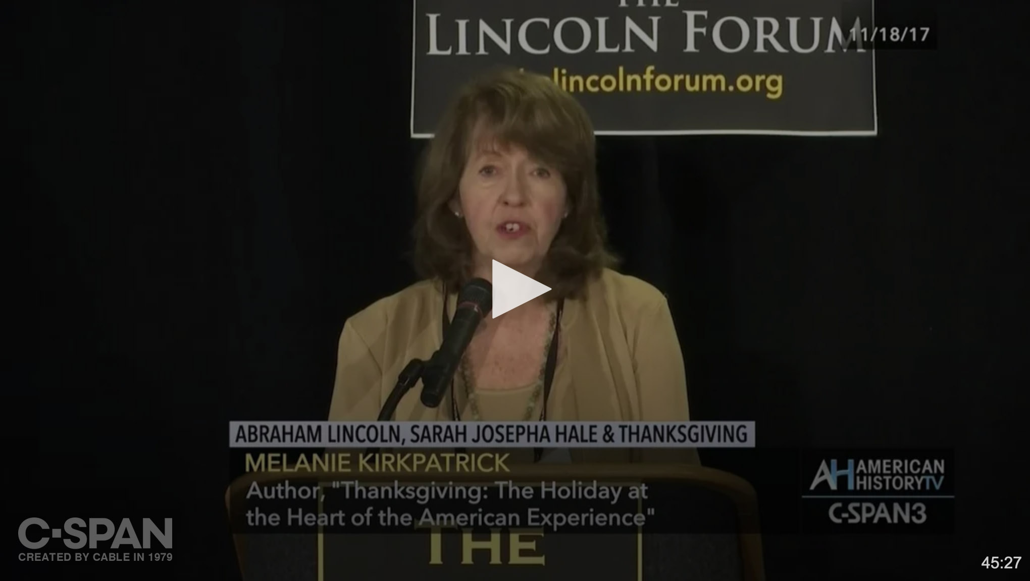 Speaking – Melanie Kirkpatrick